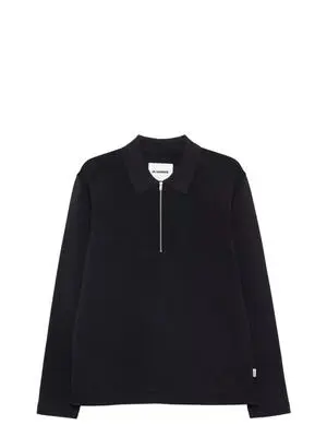 JIL SANDER Half-zip Polo Shirt - Blue