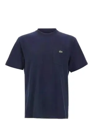 Lacoste Logo-patch T-shirt Blue