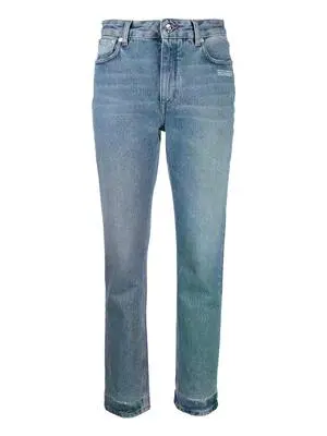Off-White Faded-effect Skinny Jeans - Blue