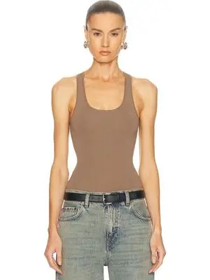 ENTIRE STUDIOS Compressed Bodysuit - Tan