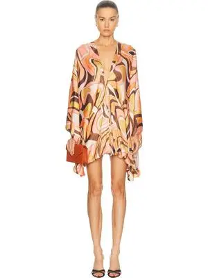 Alexis Lishan Dress - Abstract Print