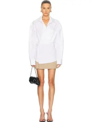 ALEXANDER WANG Pre-Styled Mini Wrap Dress