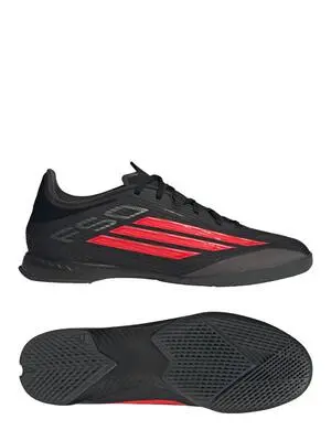 Adidas F50 League Indoor Football Shoes - Core Black / Lucid Red / Core Black