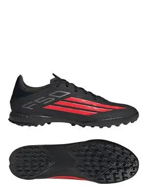 Adidas F50 League Turf Soccer Shoes - Core Black / Lucid Red / Core Black