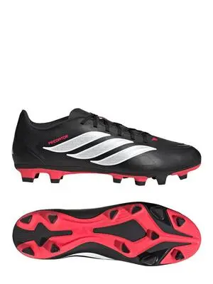 Adidas Predator Club Firm Ground/multi Ground Soccer Boots - Core Black / Cloud White / Lucid Red