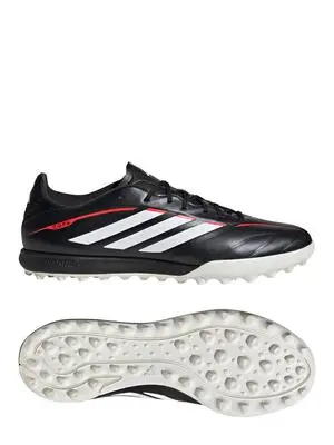 Adidas Copa Pure Iv League Turf Soccer Shoes - Core Black / Cloud White / Lucid Red
