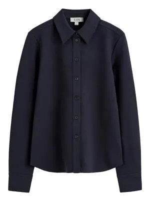 Cos Jersey Shirt - Navy
