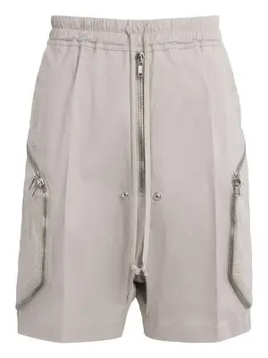 Rick Owens Heizer Bela Cargo Shorts - White