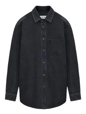 Loewe Anagram Overshirt - Black