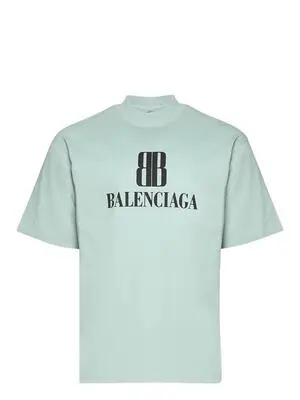 Balenciaga Medium Fit Tee Sage - Green