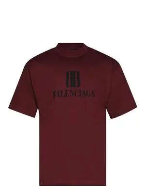Balenciaga Medium Fit Tee Sage - Red