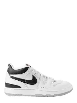 Nike Two-tone Shell And Leather Sneakers - White