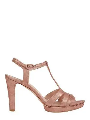 REPETTO Repetto Bikini Metallic Suede Platform Sandals