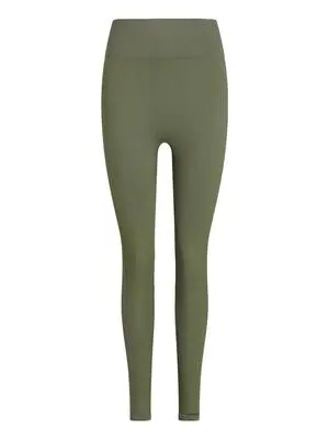 The Upside Ribbed Jersey Leggings - Leaf Green