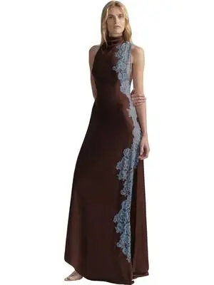 A.L.C. Josephine Maxi Dress - Ganache/french Blue