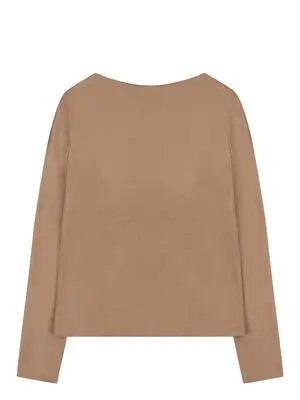 Alberta Ferretti Silk Blend Blouse - Beige