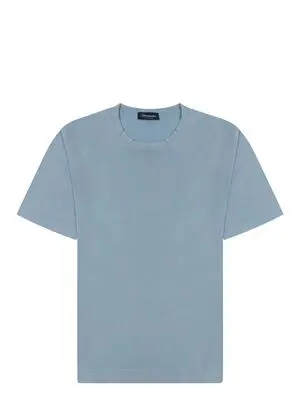 DRUMOHR Cotton T-shirt - Azure