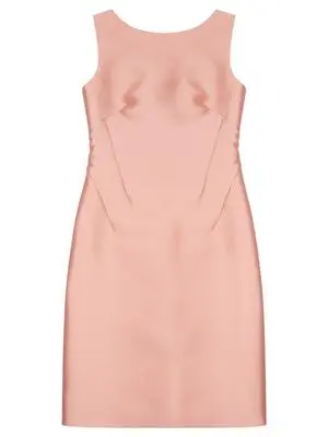 Alberta Ferretti Satin Midi Dress - Pink