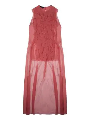 Alberta Ferretti Sleeveless Silk Shirt - Pink