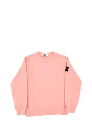 Stone Island Sweatshirt With Logo - Pink