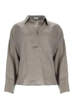 Brunello Cucinelli Linen Shirt - Green