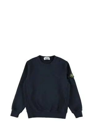 Stone Island Sweatshirt With Logo - Blue