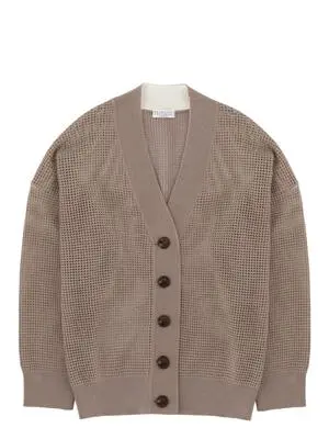 Brunello Cucinelli Cashmere Cardigan - Beige