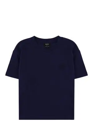 A.p.c. T-shirt With Logo - Blue