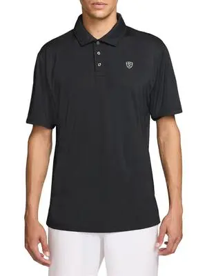 Nike Dri-fit Par 5 Golf Polo Black/white