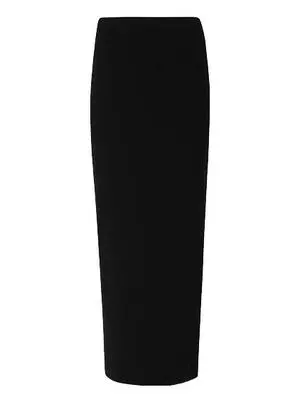 LEEM Knitted Fitted Pencil Skirt - Black