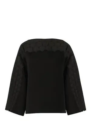 LEEM Quilted Embroidered Top