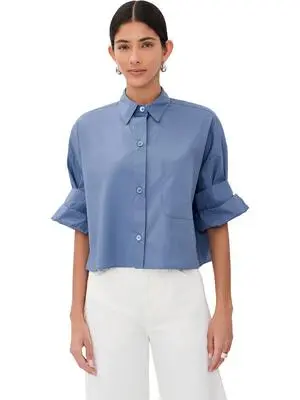 TWP Button-down Shirt - Country Blue