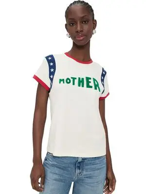MOTHER Inset Boxy T-shirt - Mother Stars