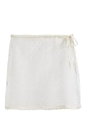 DUNST Needlework Layering Skirt - Ivory