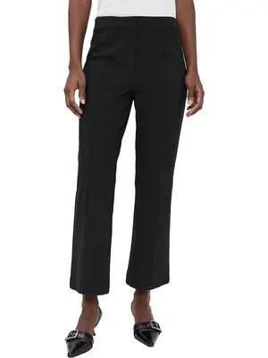 Theory Seamed Kick Flare Trousers - Black