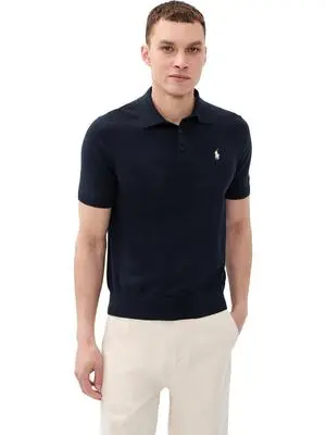 Polo Ralph Lauren Cotton Polo Sweater - Hunter Navy