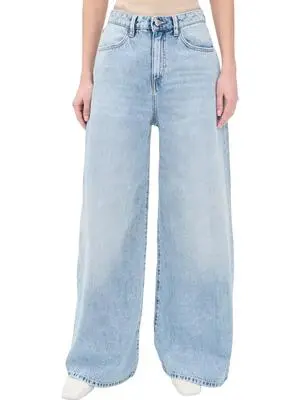 ICON DENIM LA Kendall Wide-leg Jeans - Id8834 Sky Blue