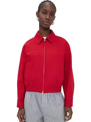 DUNST Colla Blouson Jacket - Red