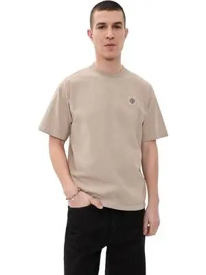 Stone Island Garment Dyed Tee - Desert