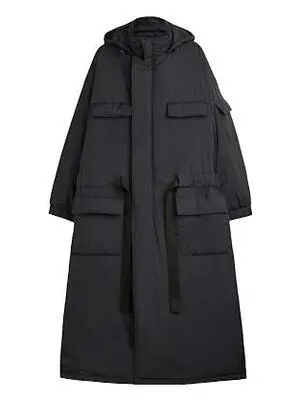 Adidas Y-3 Padded Hooded Parka - Black