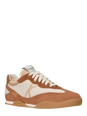 Kate Spade New York Lace-up Sneaker - Cream/saddle Multi