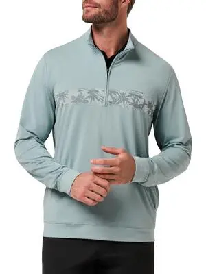 Travis Mathew Trophy Life Quarter Zip Pullover - Arona