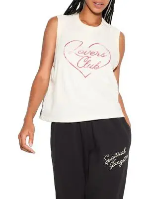 Spiritual Gangster Lovers Bowery Cotton Tank - Canvas