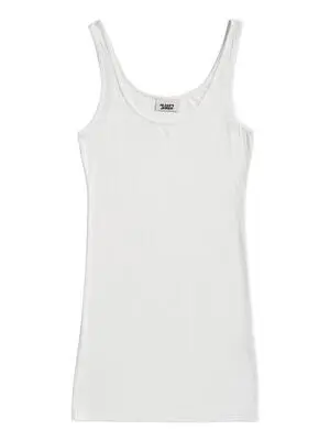 Sleepy Jones Rib Tank Dress - White