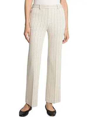 THEORY Pinstriped Slim-Fit Trousers