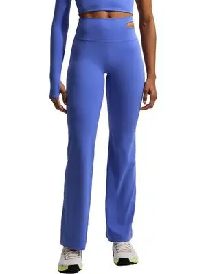 Nike Zenvy High-waisted Flared Leggings - Sapphire/white
