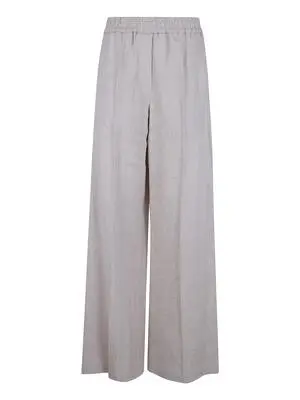 Brunello Cucinelli Wide Leg Trousers - Beige