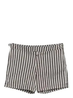 TOM FORD Geometric Print Swim Shorts - White