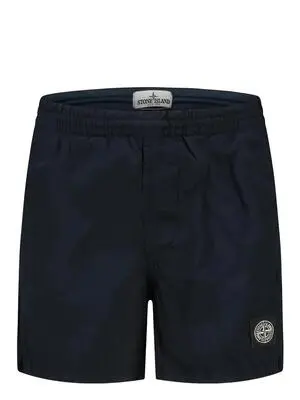 Stone Island Garment-dyed Econyl® Shorts - Blue