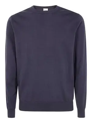 Aspesi Round Neck Sweater - Blue